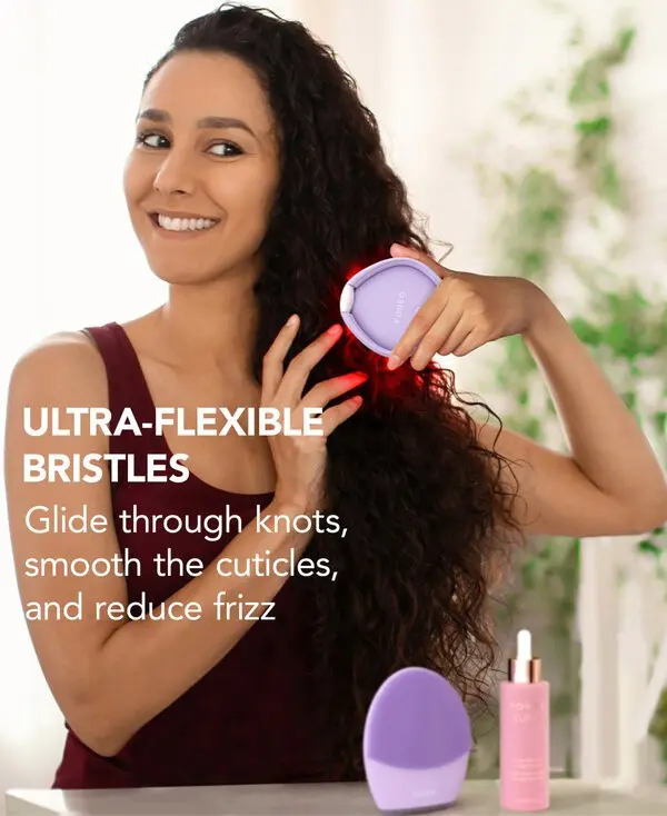 Foreo Flip Play Advanced Rgb Led Light Hairbrush - No Color