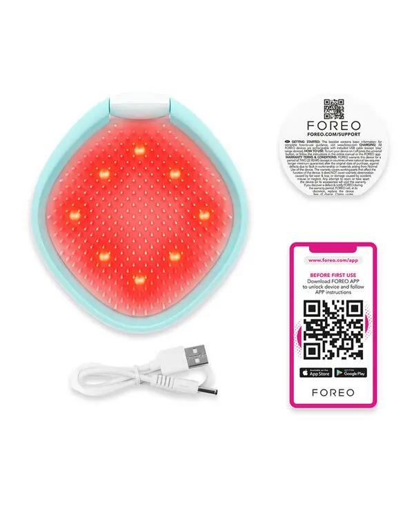 Foreo Flip Play Advanced Rgb Led Light Hairbrush - No Color