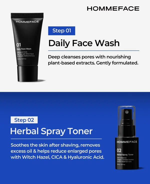 HOMMEFACE 5-pc. First Class Skincare Essentials Travel Kit