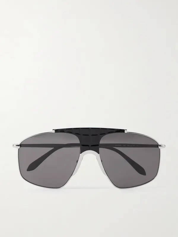 Alaïa Aviator-style Sunglasses - Silver
