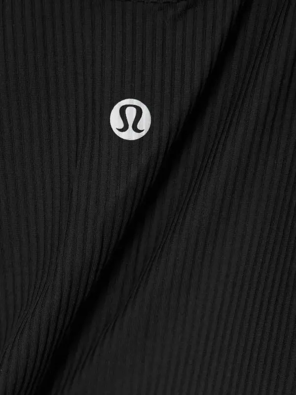 Lululemon Ribbed Scoop-back Long-sleeve Shirt - Black