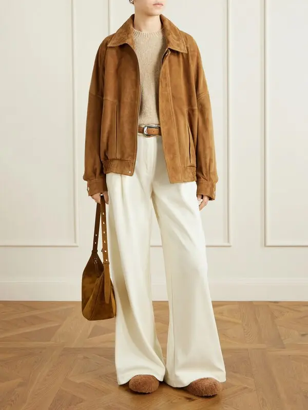 Moon Boot Shearling Ballet Flats - Brown