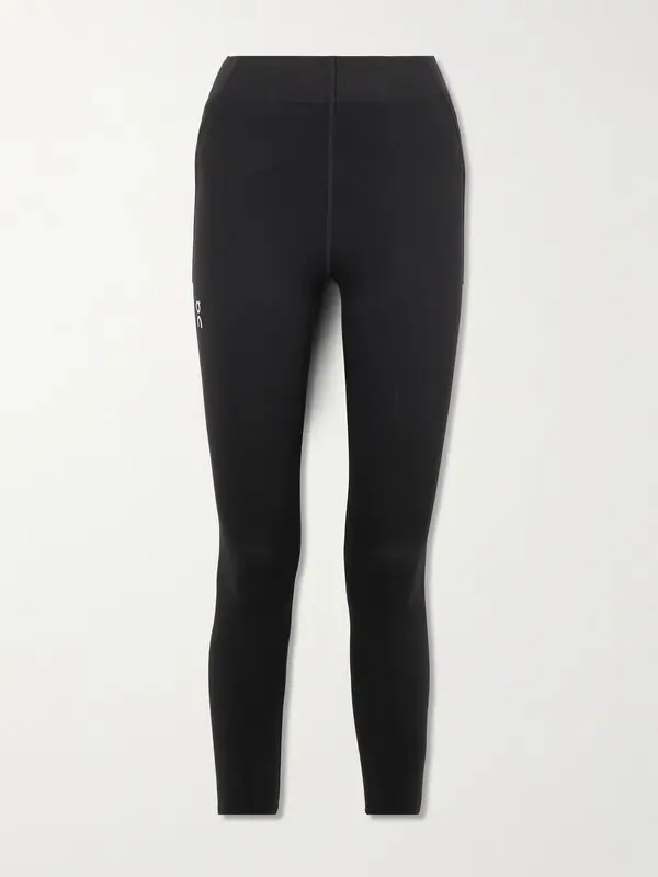 On Train 7/8 Stretch Recycled Leggings - Black
