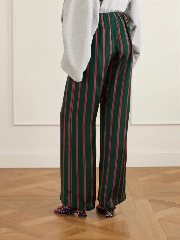 Dries Van Noten Striped Wide-leg Pants