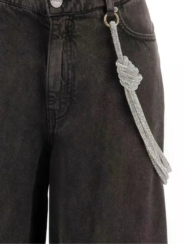 Pinko Knot Embellished Jeans
