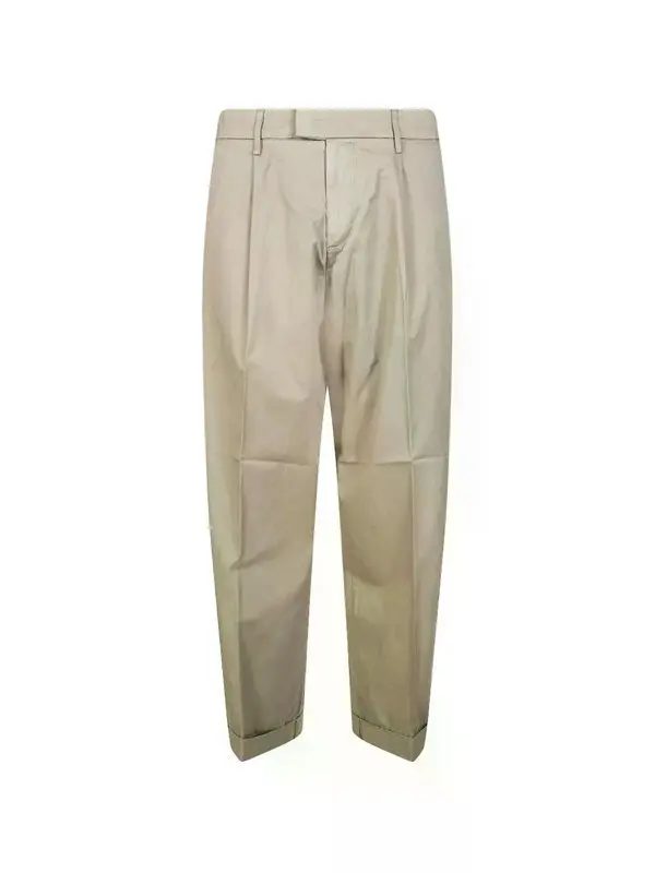 DONDUP Pleated Carrot Trousers