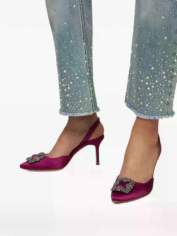 Manolo Blahnik Hangisli Slingback Pumps