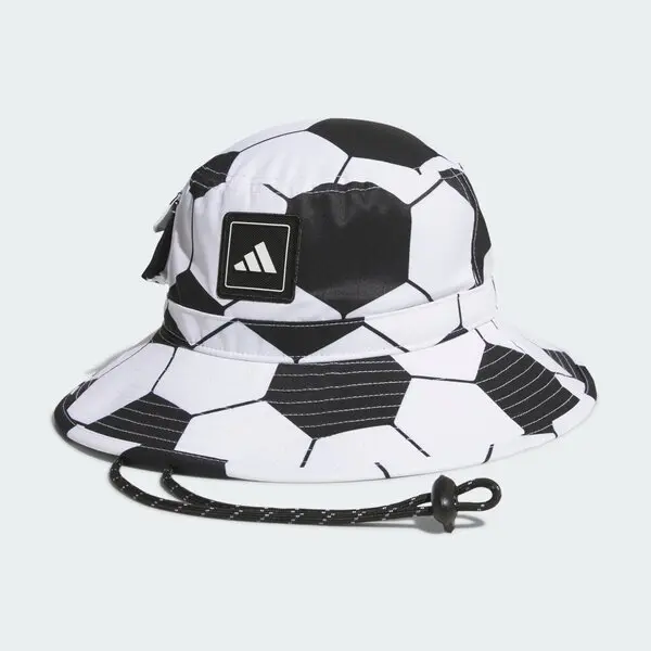 Adidas Printed Bucket Hat - Black White / Black / White