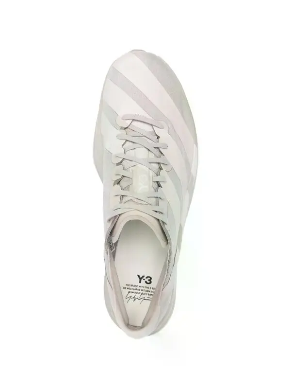 Y3 Striped Sneakers - Neutrals