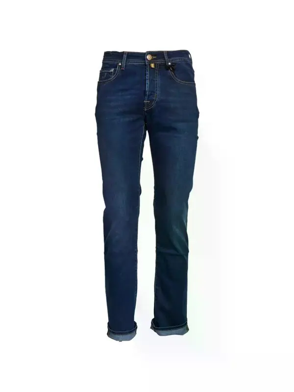 Jacob Cohen Bard Patterned Insert Jeans