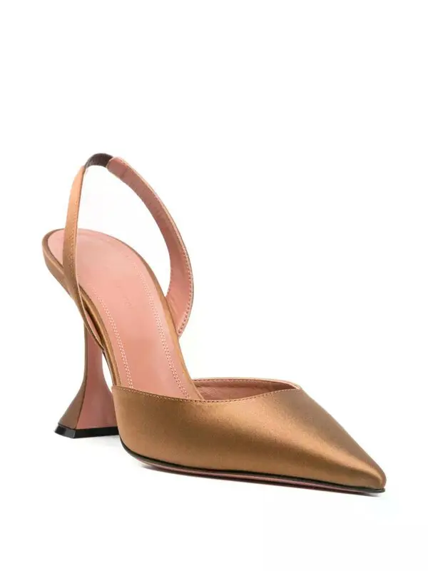 Amina Muaddi Holli Slingback Pumps