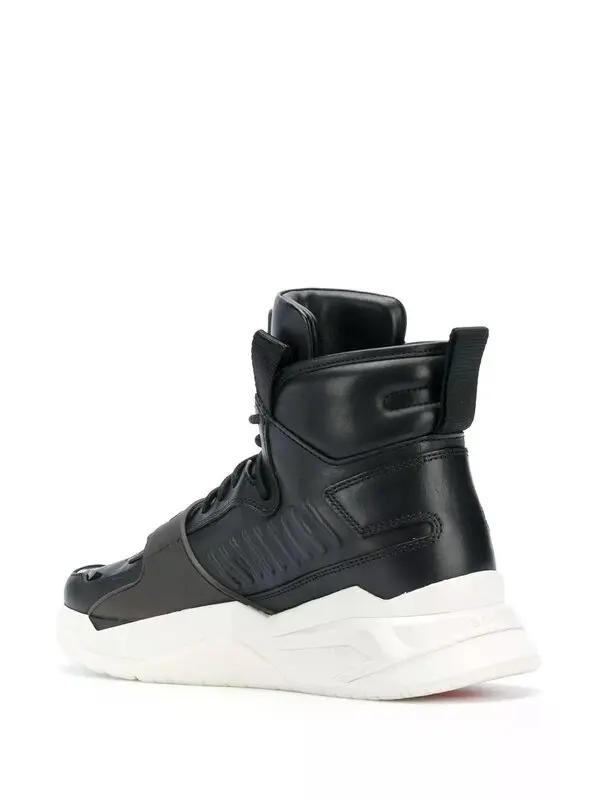 Balmain B-ball High-top Leather Trainers