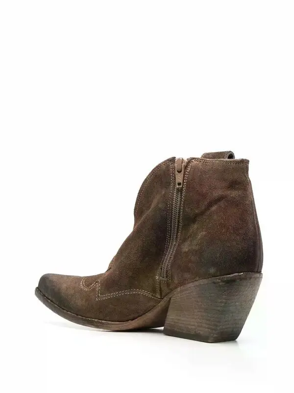 Elena Iachi Western-style Suede Boots