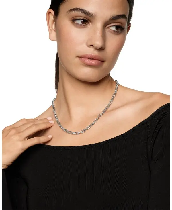 David Yurman Dy Madison Extra Small Necklace - Silver
