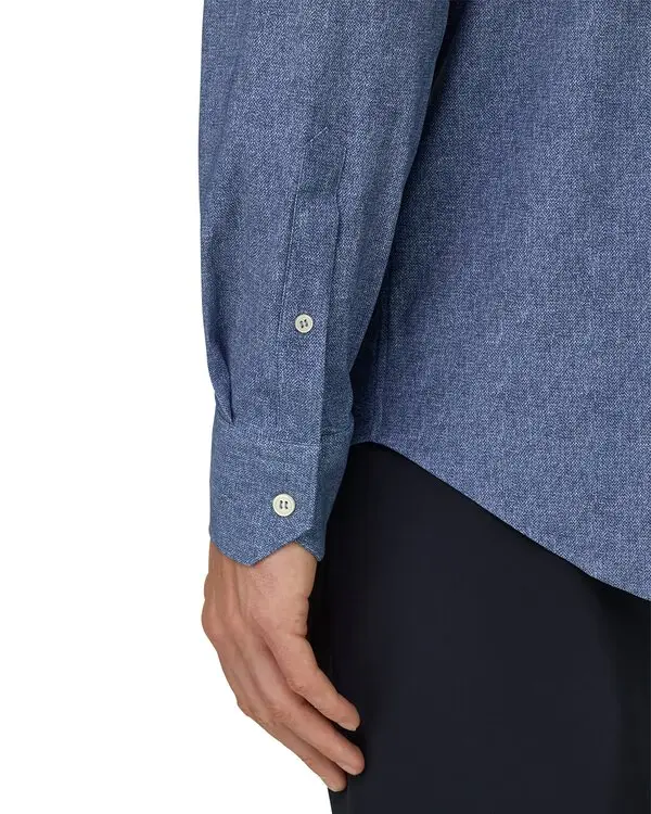 Boggi Milano Slim Fit Stretch Nylon Shirt