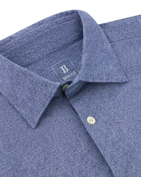 Boggi Milano Slim Fit Stretch Nylon Shirt