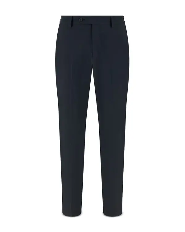 Boggi Milano Technical Fabric Trousers - Navy Blue