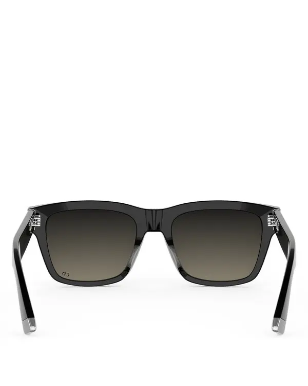 Dior Tailoring Square Sunglasses, 54mm
