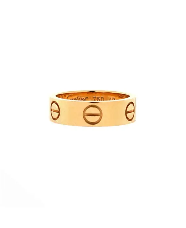 CARTIER Love Band Ring In 18k - Gold