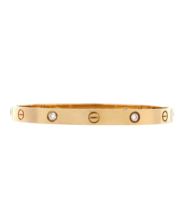 CARTIER Love 4 Diamond Bracelet - Gold