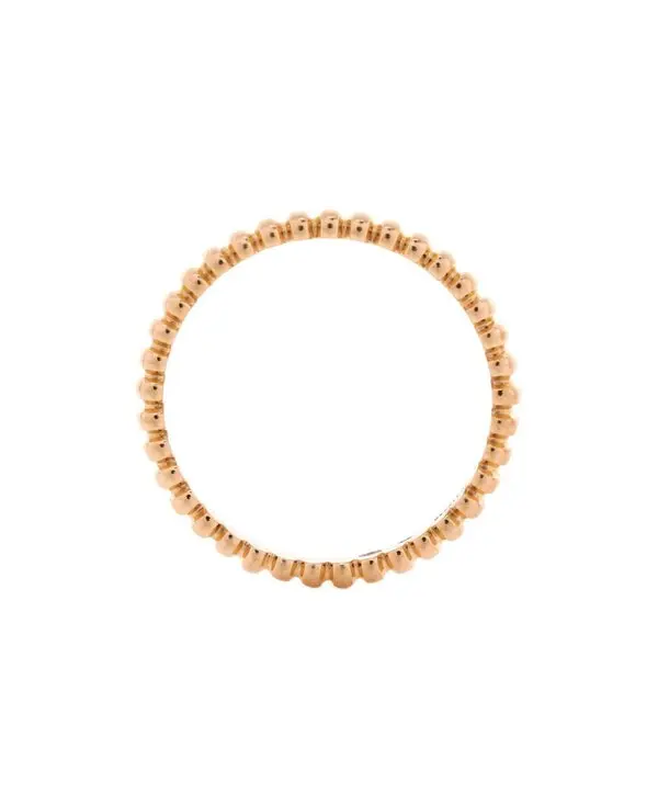 VAN CLEEF & ARPELS Small Perlee Ring 18k Rose Gold