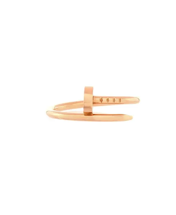 CARTIER Small Juste Un Clou Ring In 18k Rose Gold - Pink