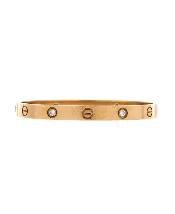CARTIER Love 4 Diamond Bracelet - Gold