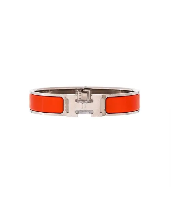 HERMES Narrow Clic H Bracelet - Enamel