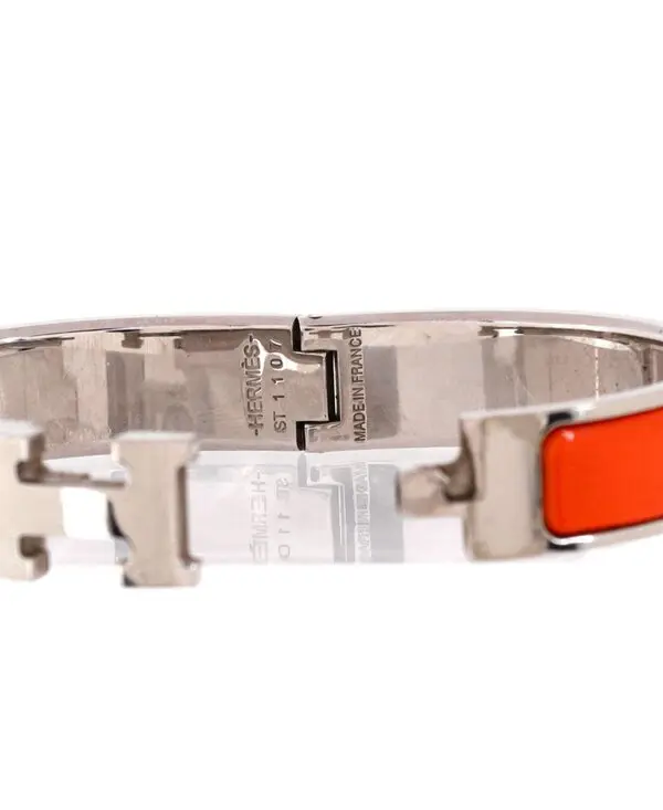 HERMES Narrow Clic H Bracelet