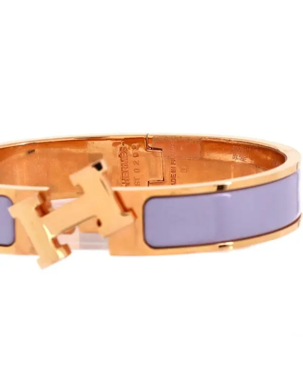 HERMES Narrow Clic H Bangle
