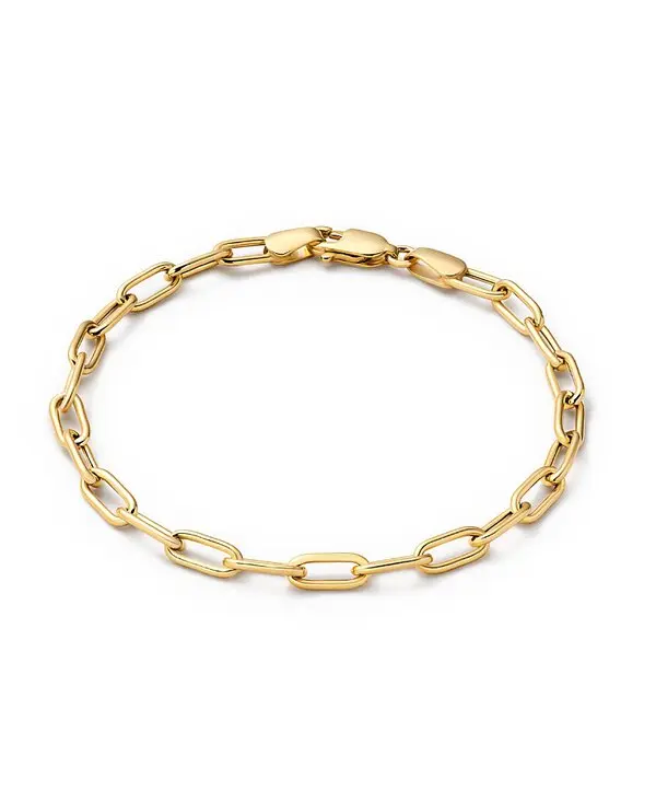 ANA LUISA Solid Paperclip Link Bracelet - Gold