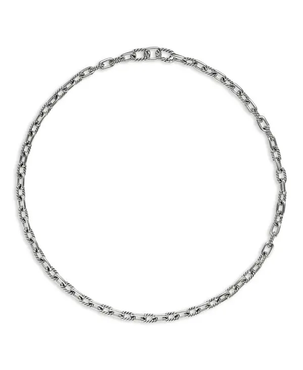 David Yurman Dy Madison Extra Small Chain Necklace - Silver