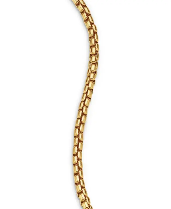 David Yurman 18k Chain Box Chain Flex Bracelet
