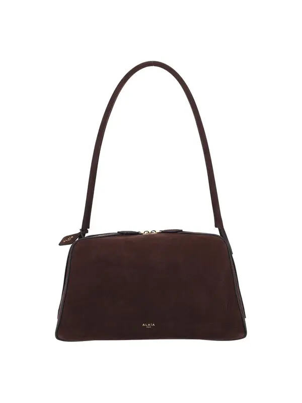 Alaïa Bouledogue Shoulder Bag - Brown