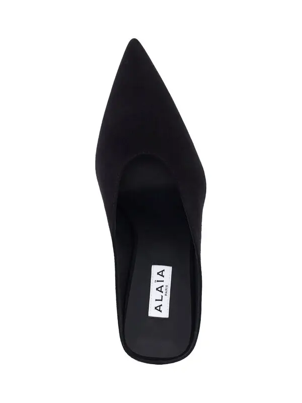Alaïa Cube Mules - Black