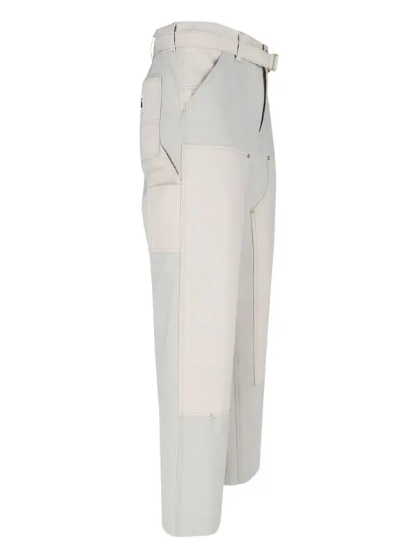 Sacai X Carhartt Wip Double Knee Pants - White