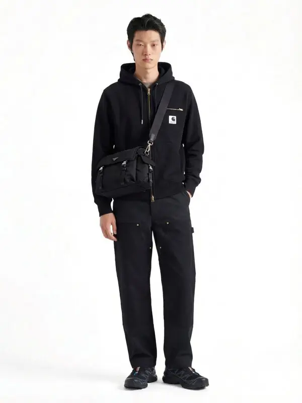 Sacai X Carhartt Wip Cotton Zip Jacket - Black