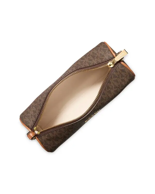 Michael Kors Izzy Small Mk Print Barrel Pouchette