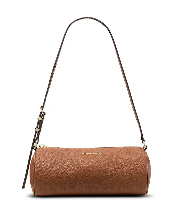 Michael Kors Izzy Small Pebbled Leather Barrel Pouchette