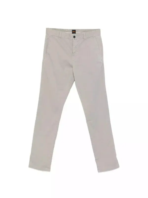 BOSS Button Trousers - Grey