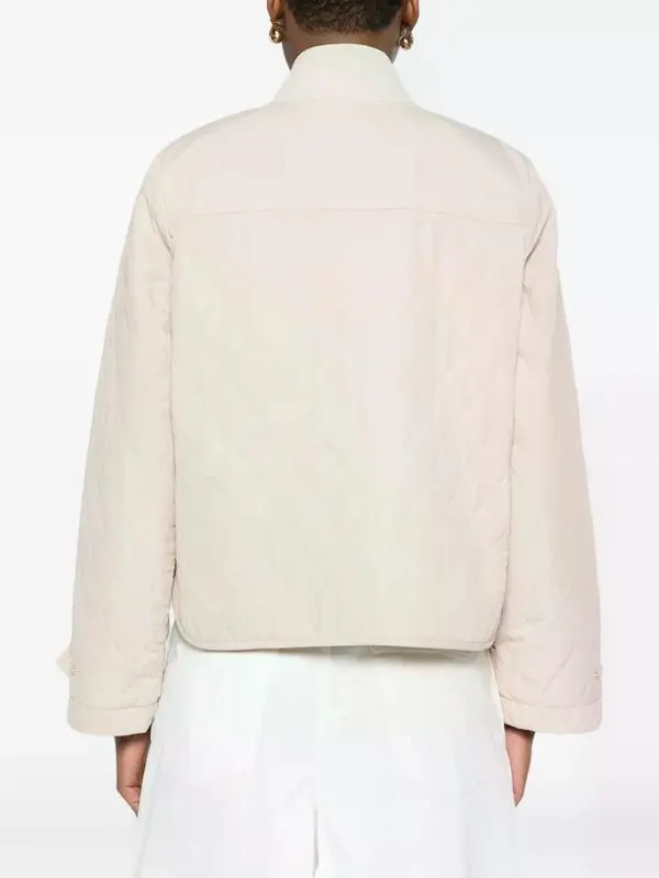 Barbour Quilted Zip-up Jacket - Neutrals