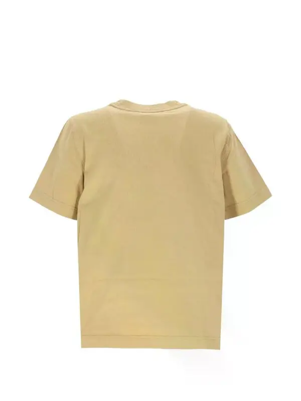 Burberry Logo-embroidered T-shirt - Neutrals