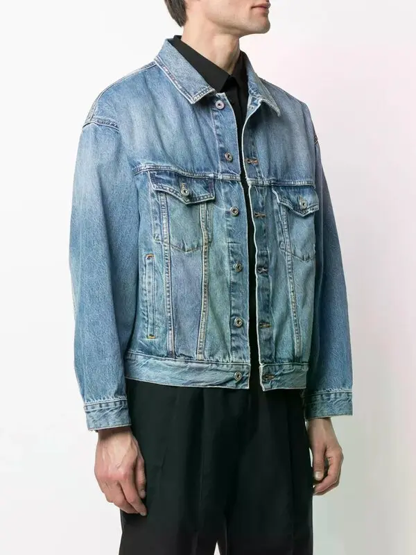 COUNTY OF MILAN Denim Jacket With Logo Patch