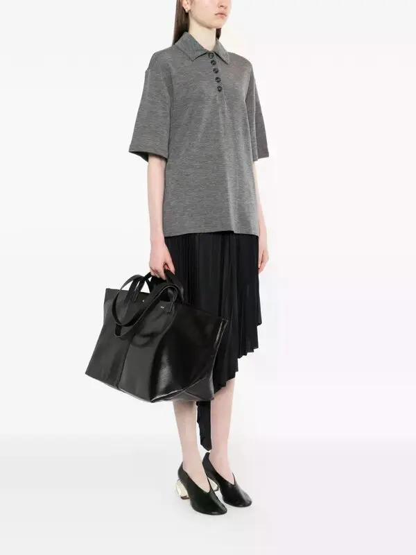 CAHU Logo-printed Tote Bag