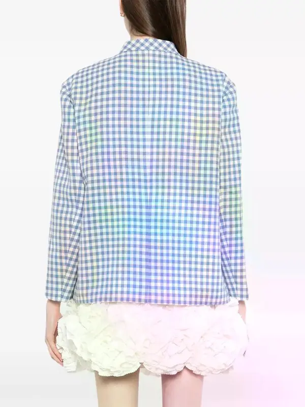 AO YES Gingham Bow Jacket