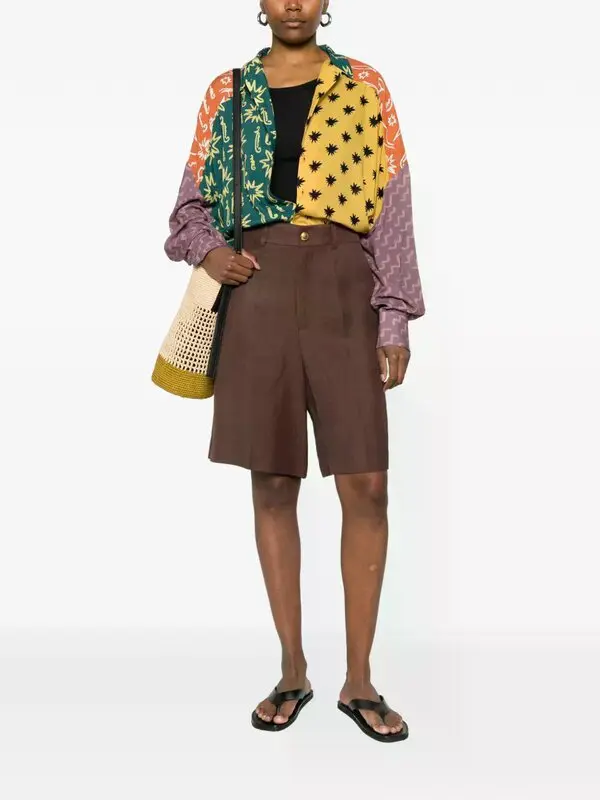P.a.r.o.s.h Pleated Tailored Shorts
