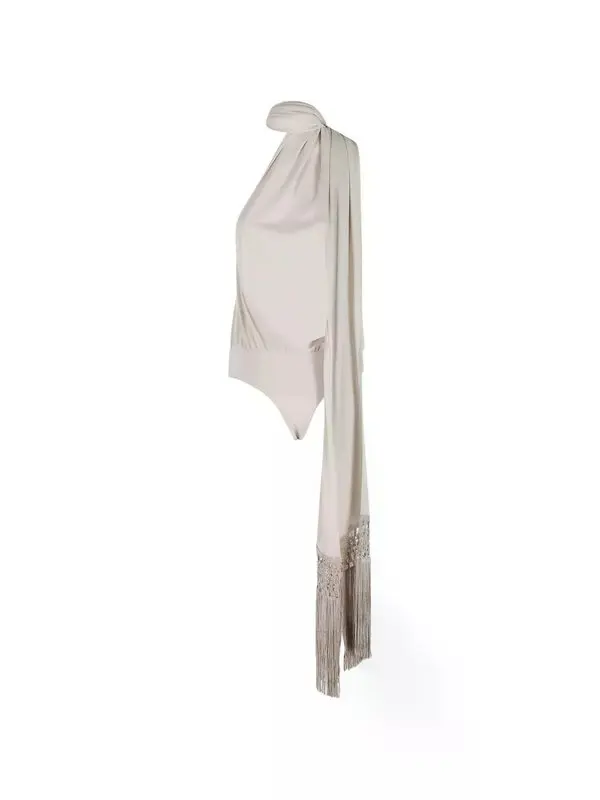 Andamane One-shoulder Tassel Blouse