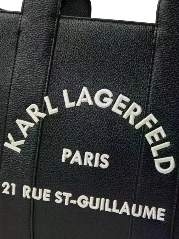 Karl Lagerfeld Rue St-guillaume Medium Tote Bag - Black