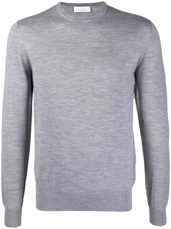 Bruno Manetti Crew-neck Fine-knit Jumper