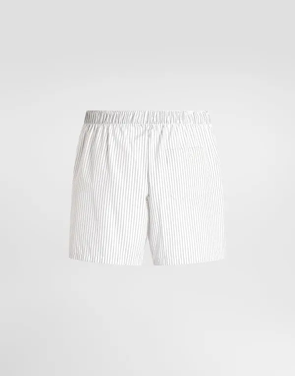 Dolce & Gabbana Striped Cotton Poplin Boxer Shorts